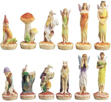 Fairies - Fairyland Fairy Chess Set - Mandarava Gifts for the Spirit